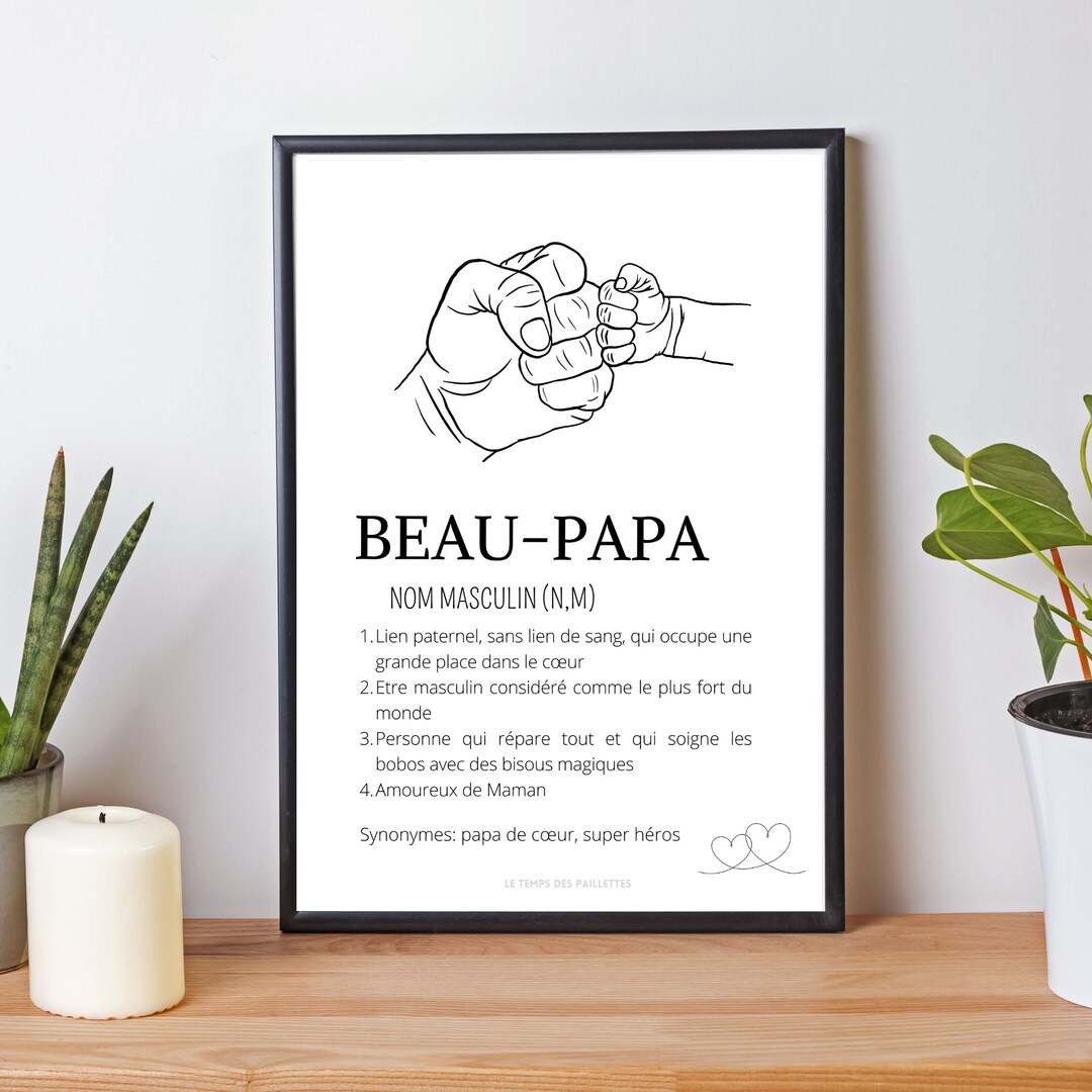 Poster Definition Father-in-law and Single Line - Gift for Father-in ...