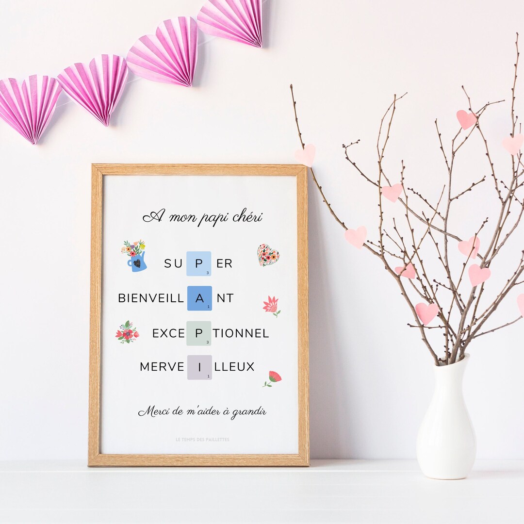 Papi Scrabble Poster - Papi Quality Poster - Poster to Download by Les ...