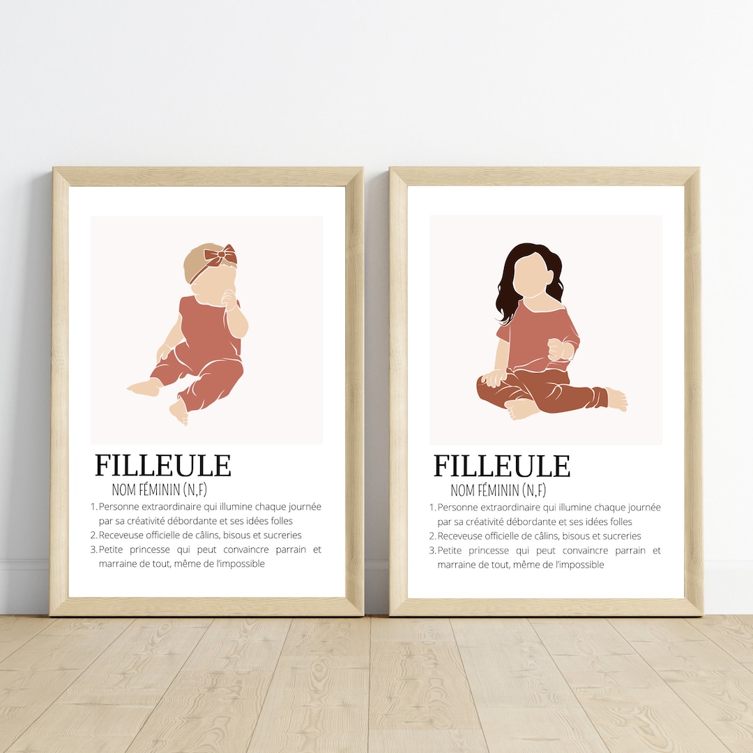 Poster Definition Goddaughter and Abstract Illustration - Gift From ...