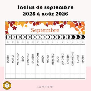 Poutre du Temps Montessori 2025-2026 – Calendrier mural maternelle ...