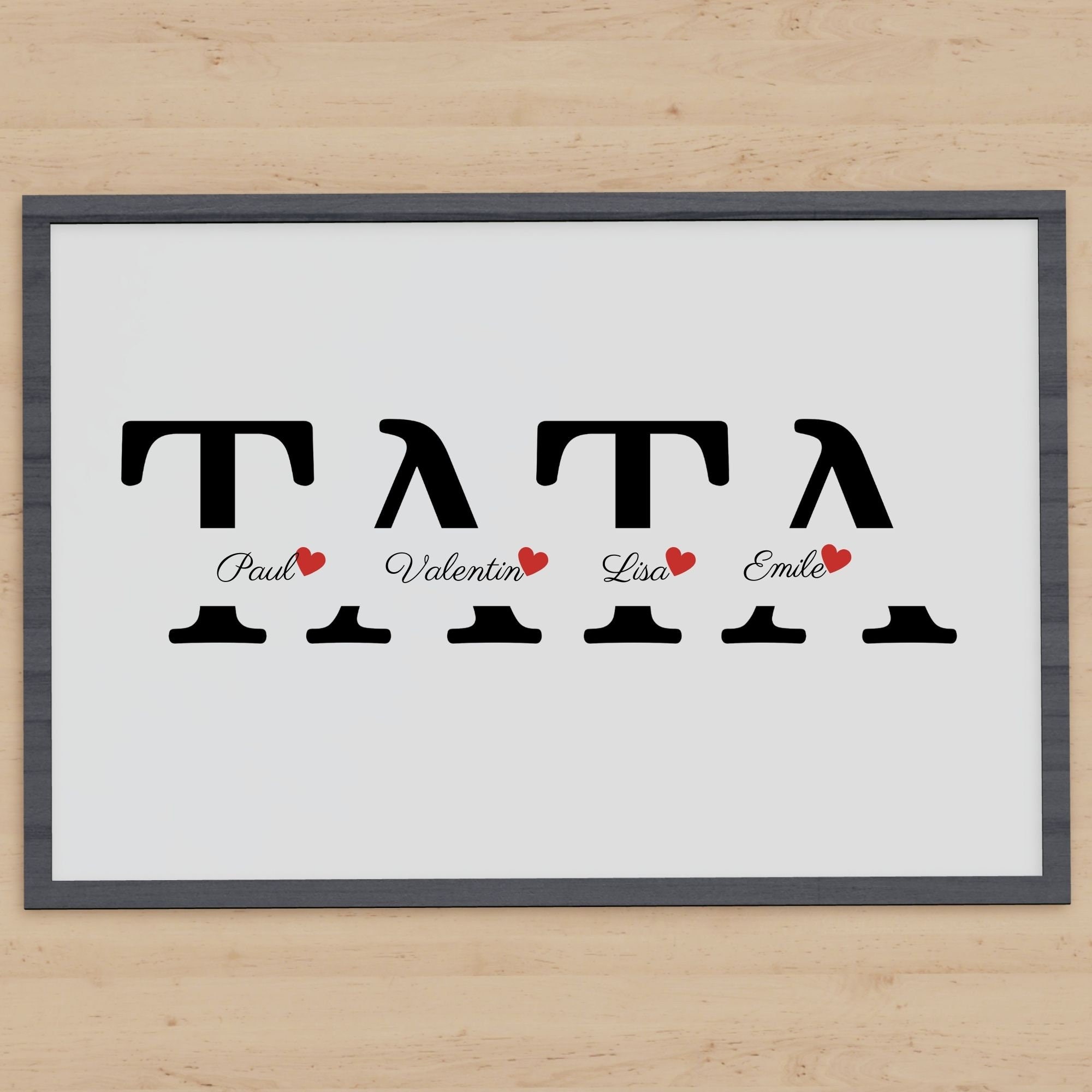 Tata SVG, Tata Split Name Frame Svg, Cricut Silhouette Svg by Small ...