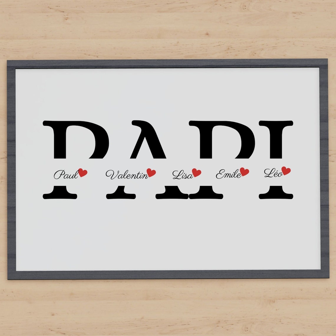 Papi SVG, Papi Split Name Frame Svg, Grandfather's Day SVG, Cricut ...