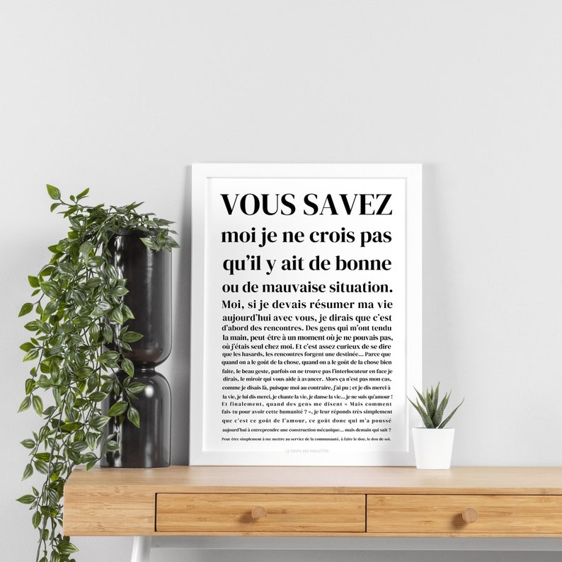 Affiche décorative Astérix, Vous savez... Réplique de film par Les ...