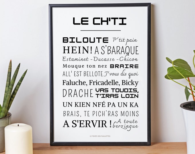 Affiche Chti Vulgarités Format A4 Etsy France