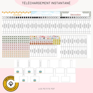 Poutre du Temps Montessori 2025-2026 – Calendrier mural maternelle ...