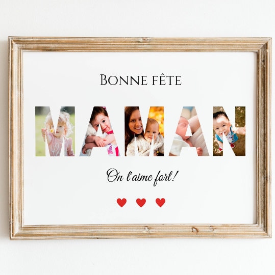 DIY Mom Poster DIY Mom Photo Poster Editable Canva Poster by Les Petits ...
