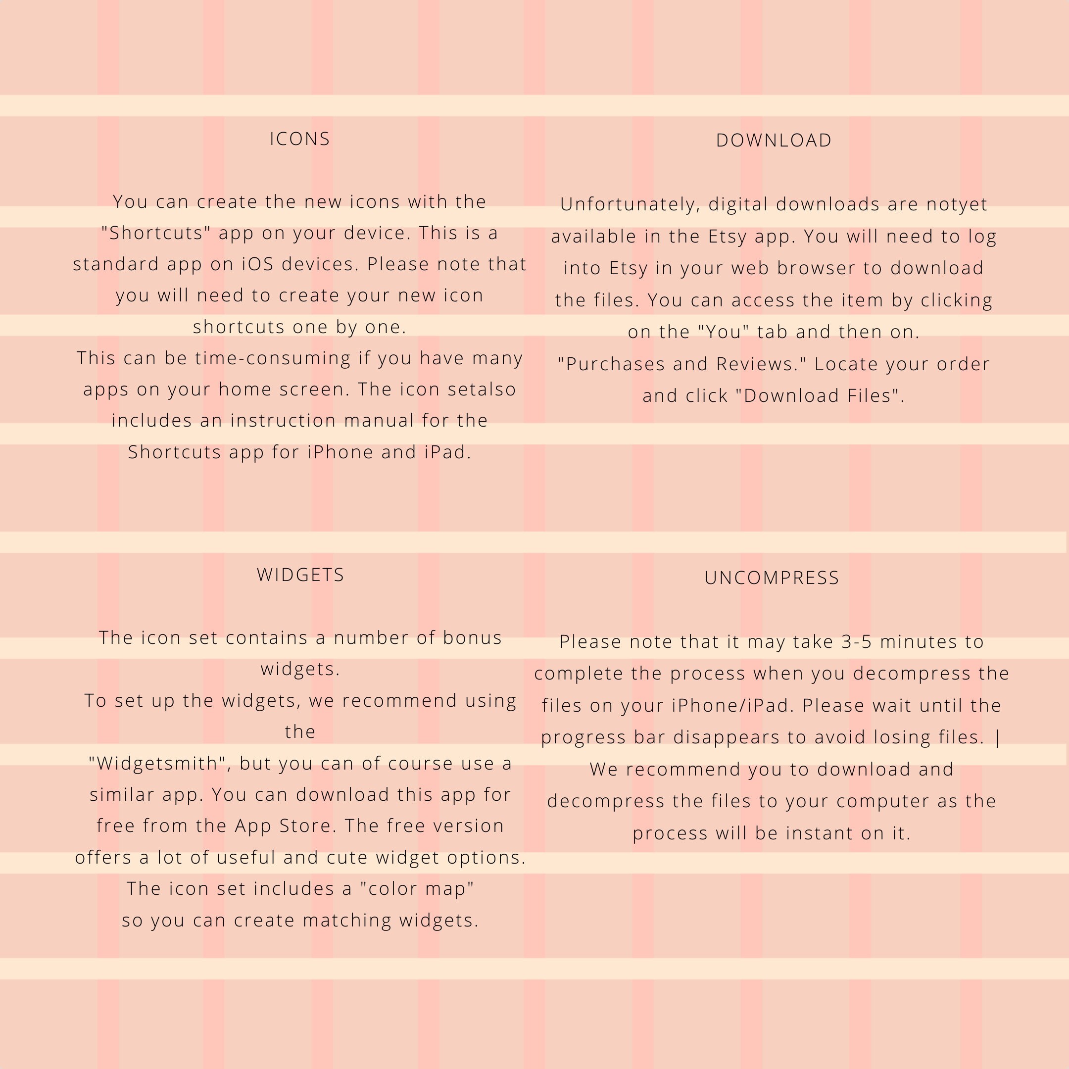 Handdrawn Cottagecore iPhone Icon Bundle 400 Icons With Wallpapers and ...