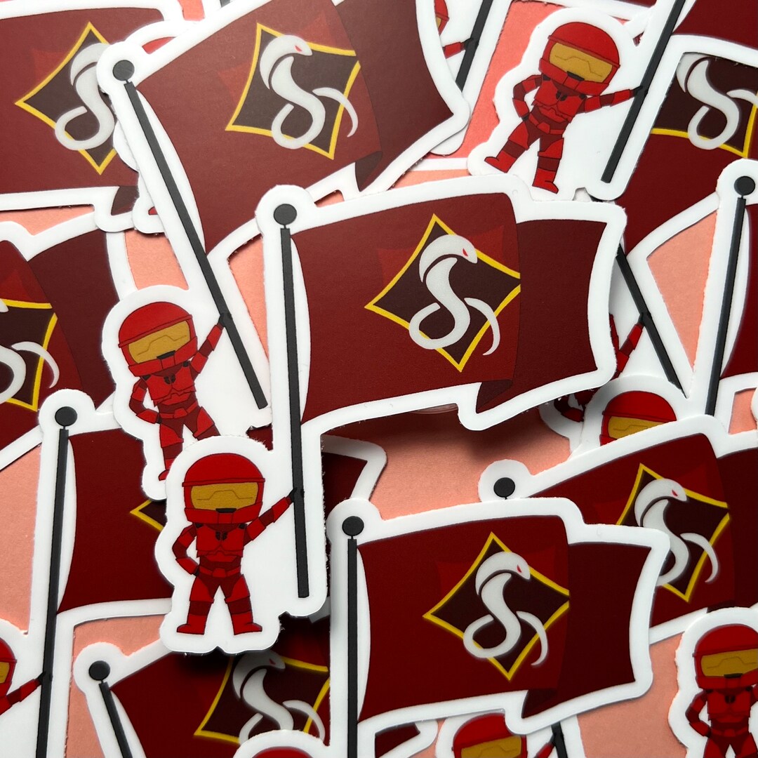 Red Vs Blue Halo Stickers Rvb Sticker Halo Sticker Red Vs Blue Solider ...