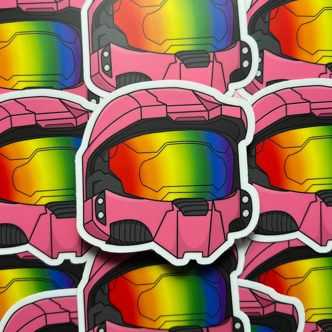 Red Vs Blue Sticker Rvb Sticker Red Vs Blue Sticker LGBT Pride Donut ...