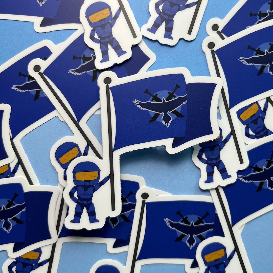 Red Vs Blue Halo Stickers Rvb Sticker Halo Sticker Red Vs Blue Solider ...