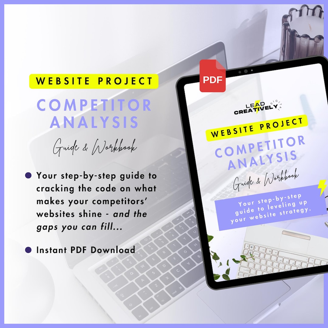 Website Project Competitor Analysis Guide & Workbook | for Web Design ...