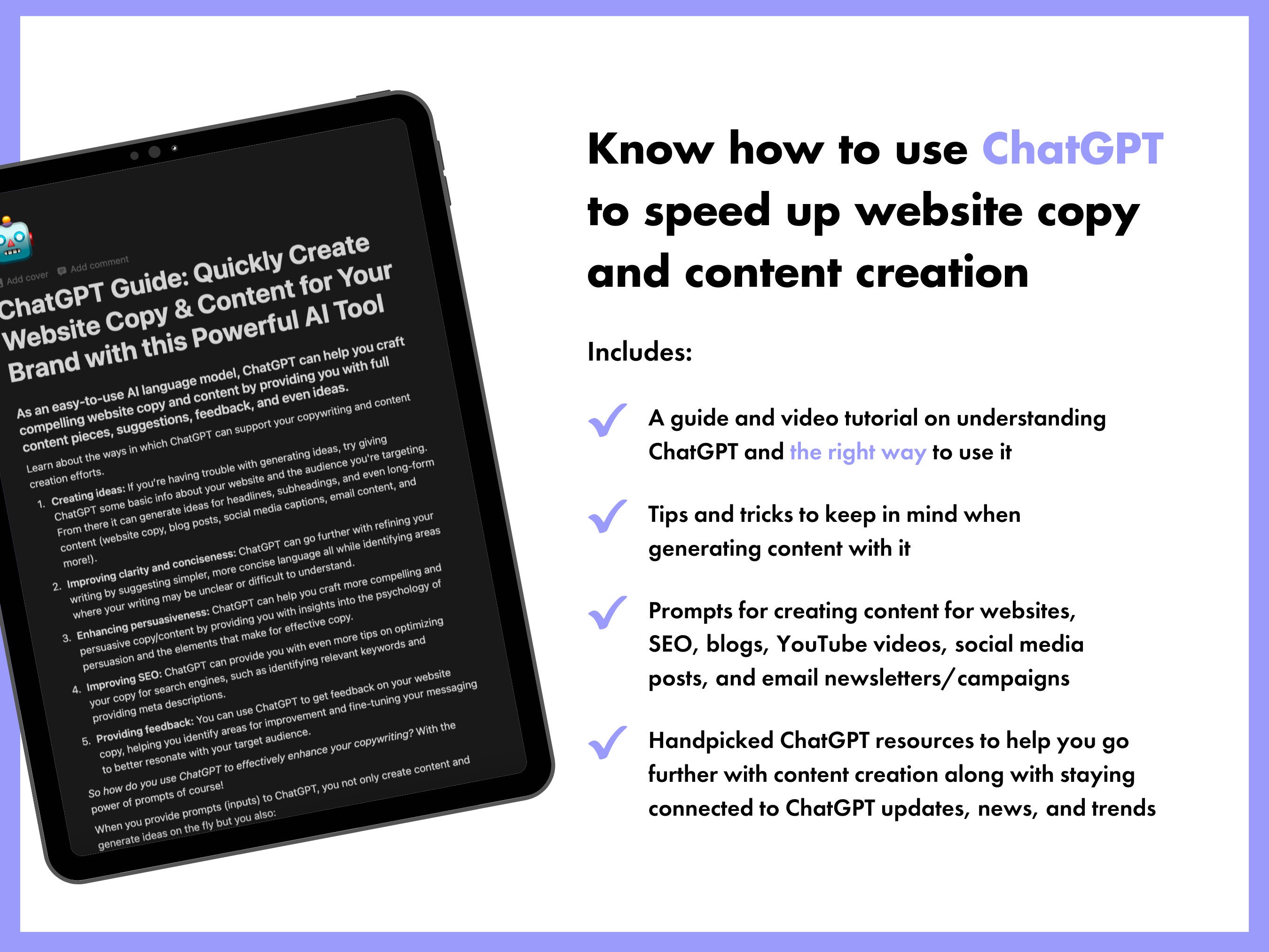 The Ultimate Website Copywriting Guide and Dashboard | Copywriting Template, Content Planner ...