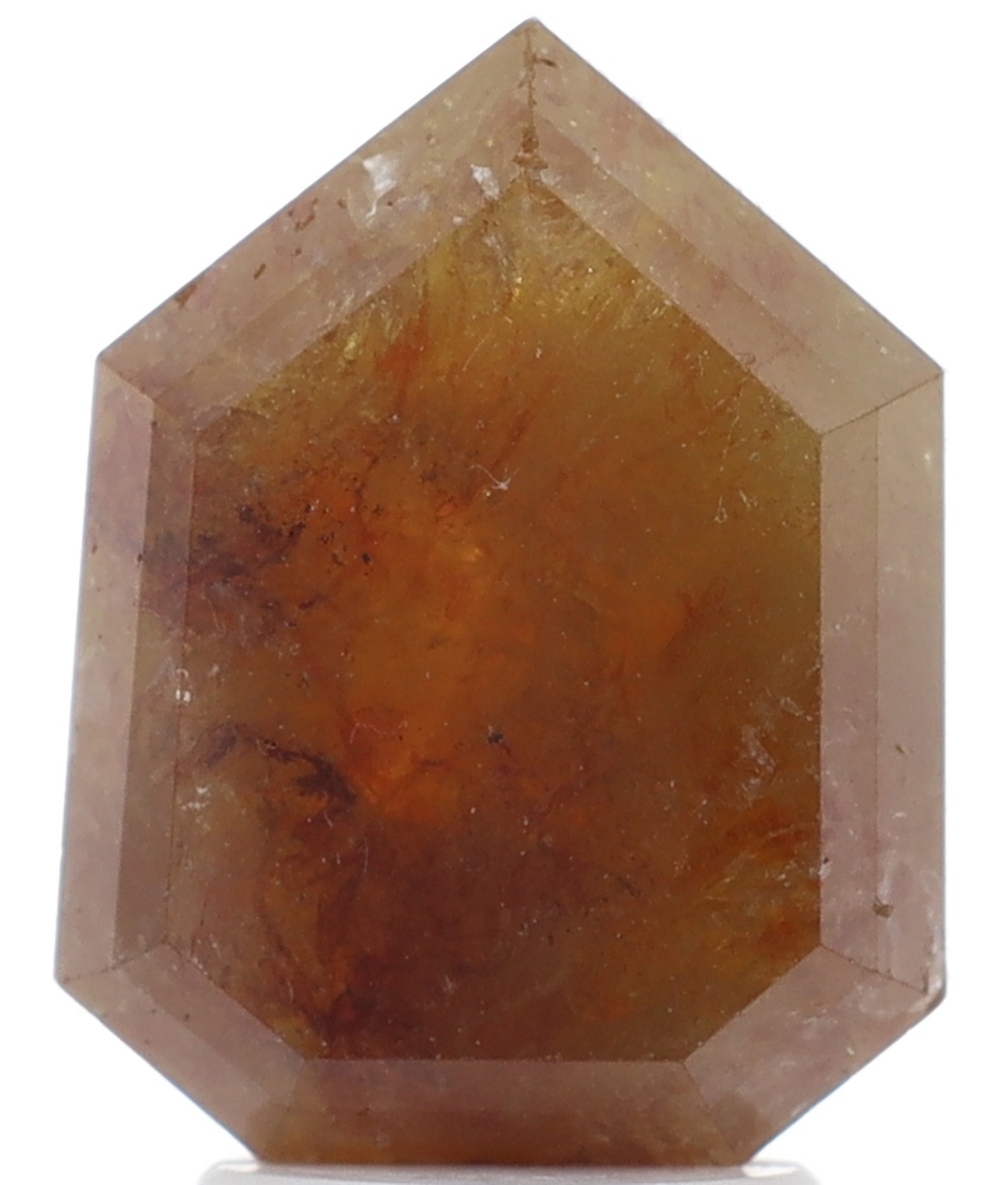 Mod. Heptagon Cut Natural Loose Diamond, Egl Certified 4.93CT Heptagon ...