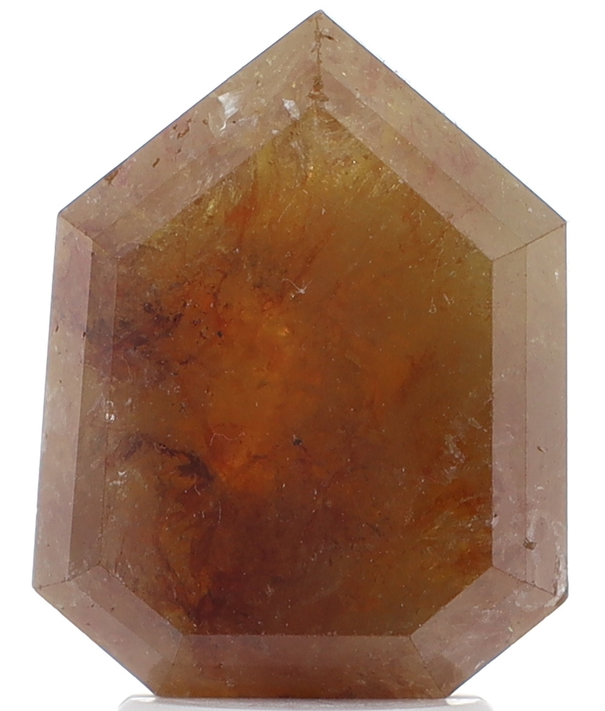 Mod. Heptagon Cut Natural Loose Diamond, Egl Certified 4.93CT Heptagon ...