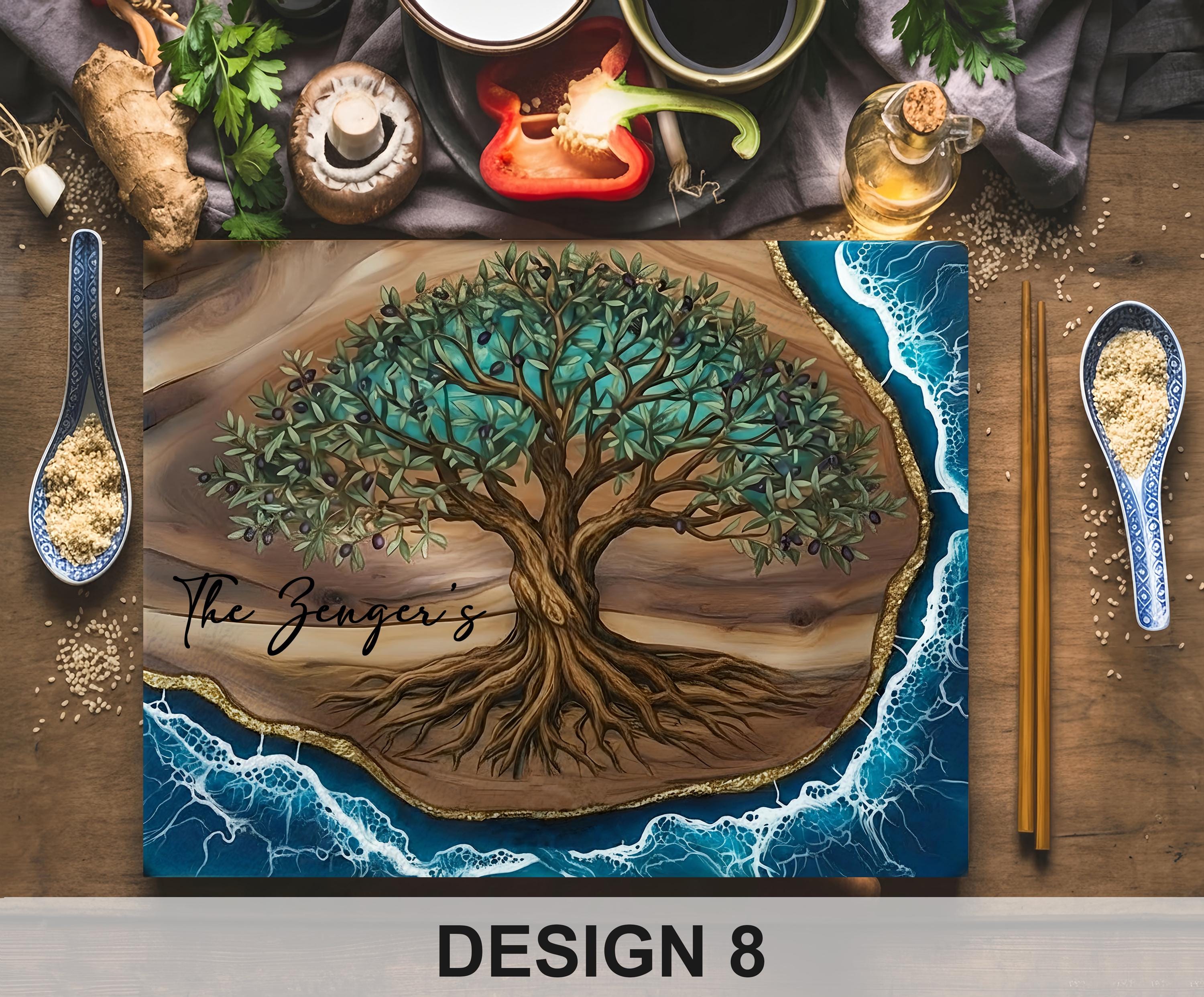 Personalized Charcuterie Board, Tree of Life Glass, Custom Wedding Gift ...