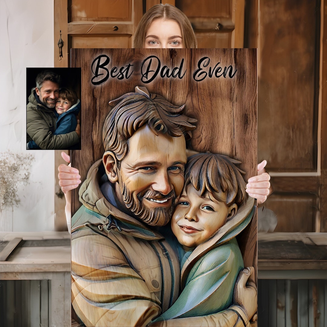 Personalized Gift for Dad From Son Wall Art for Dad Gift for Him ...