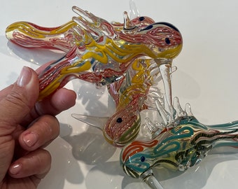 Parrot Pipe Glass Unique Smoking Pipes 5 100GR - Etsy