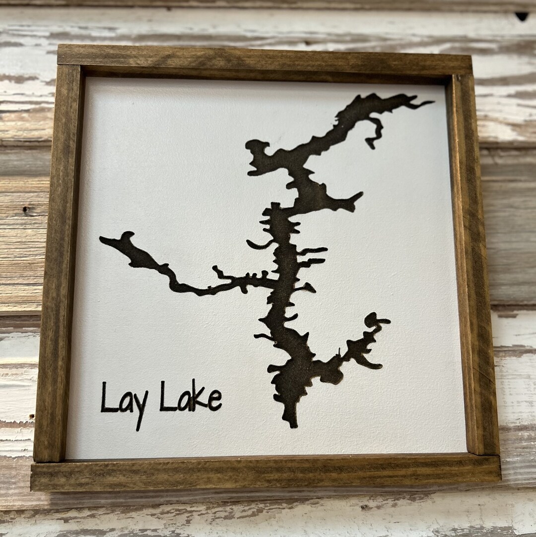 Lay Lake Farmhouse Sign - Etsy