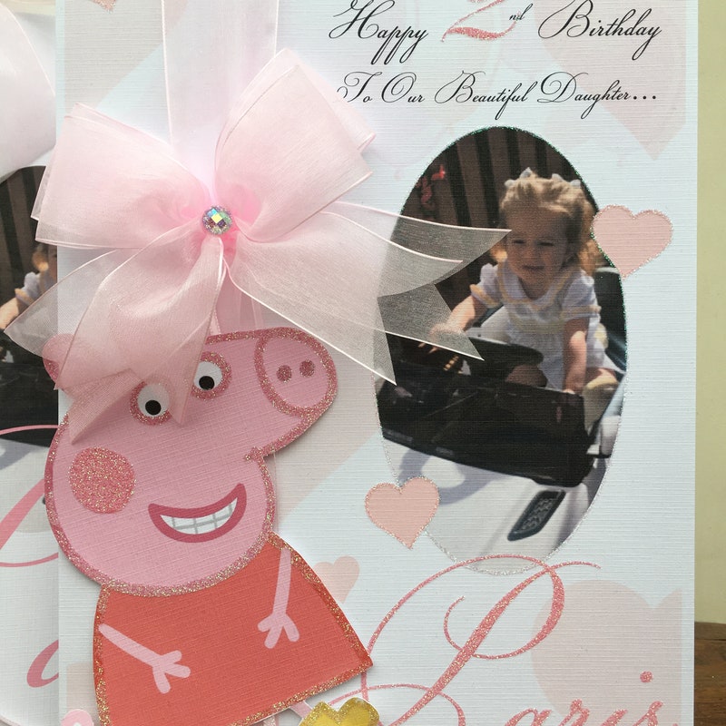 Peppa Pig Card - Etsy UK