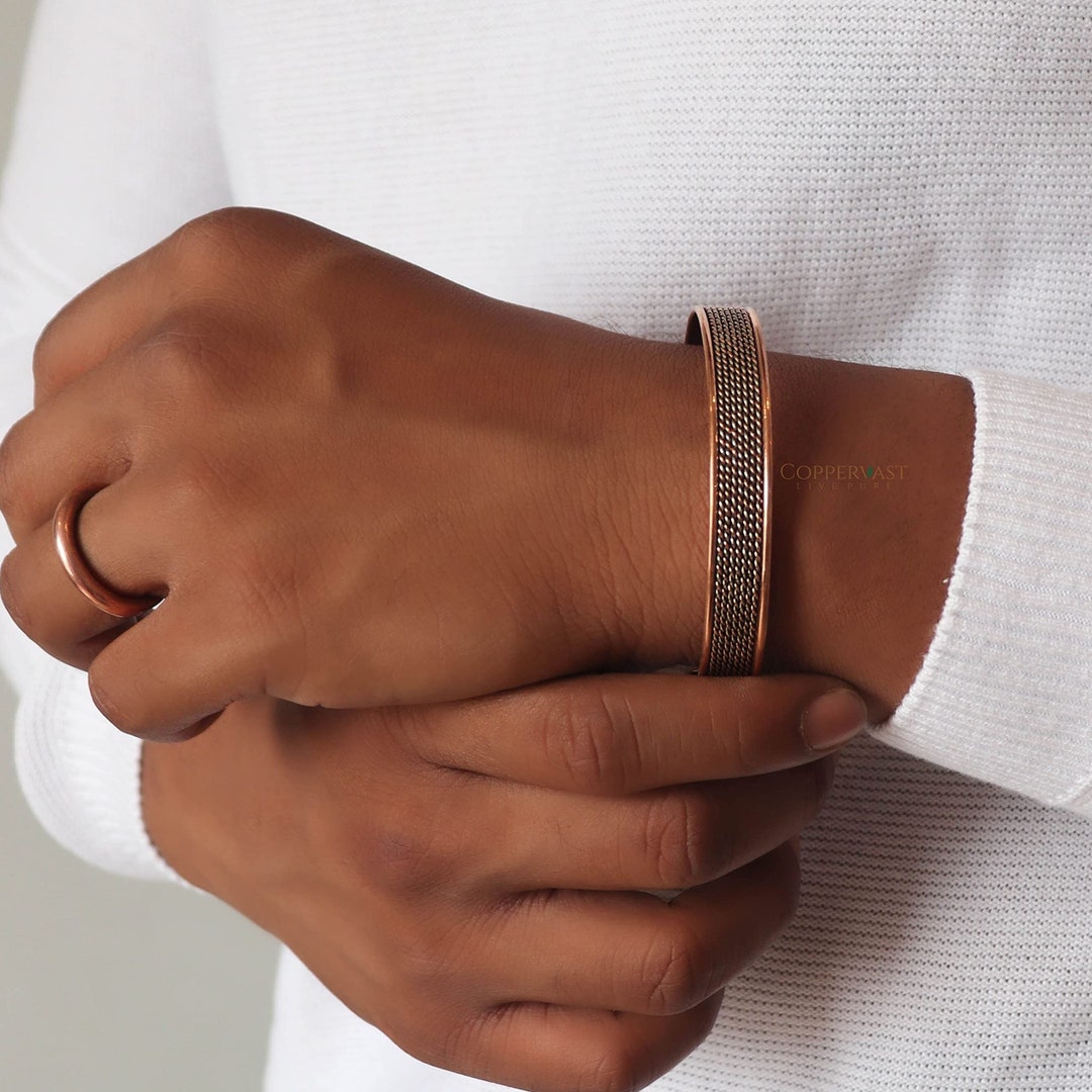 Copper Bracelet and Ring for Arthritis-therapy Effective & Natural ...