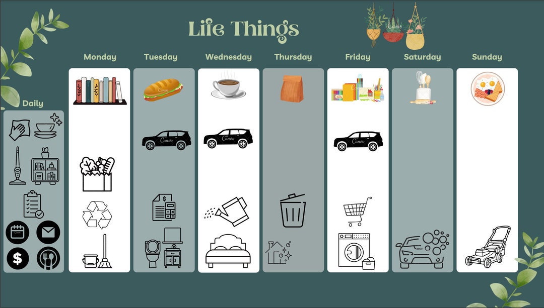 Life Organizer - Etsy
