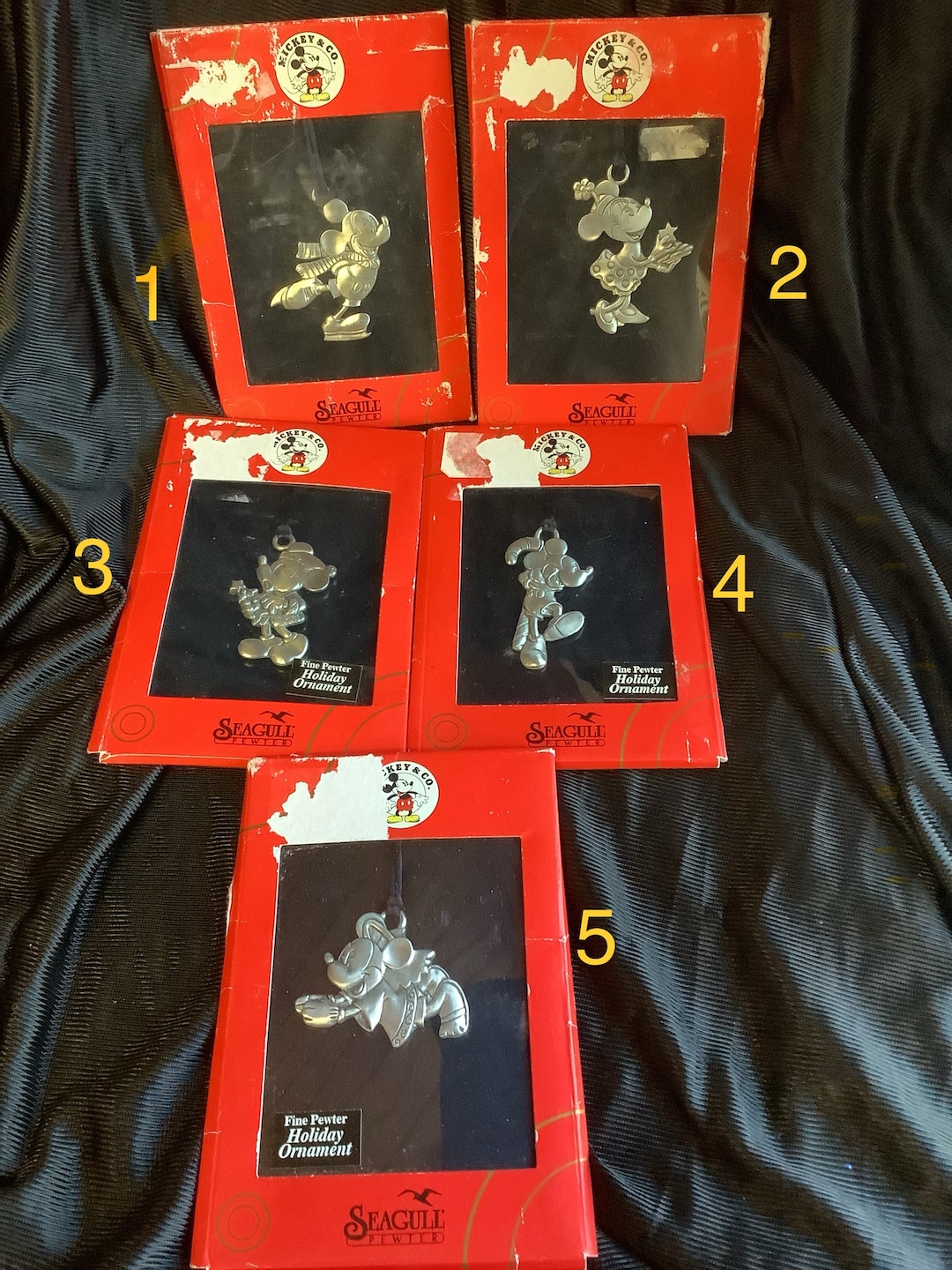 Seagull Pewter Walt Disney Mickey & Co. Mickey Mouse Minnie Mouse ...