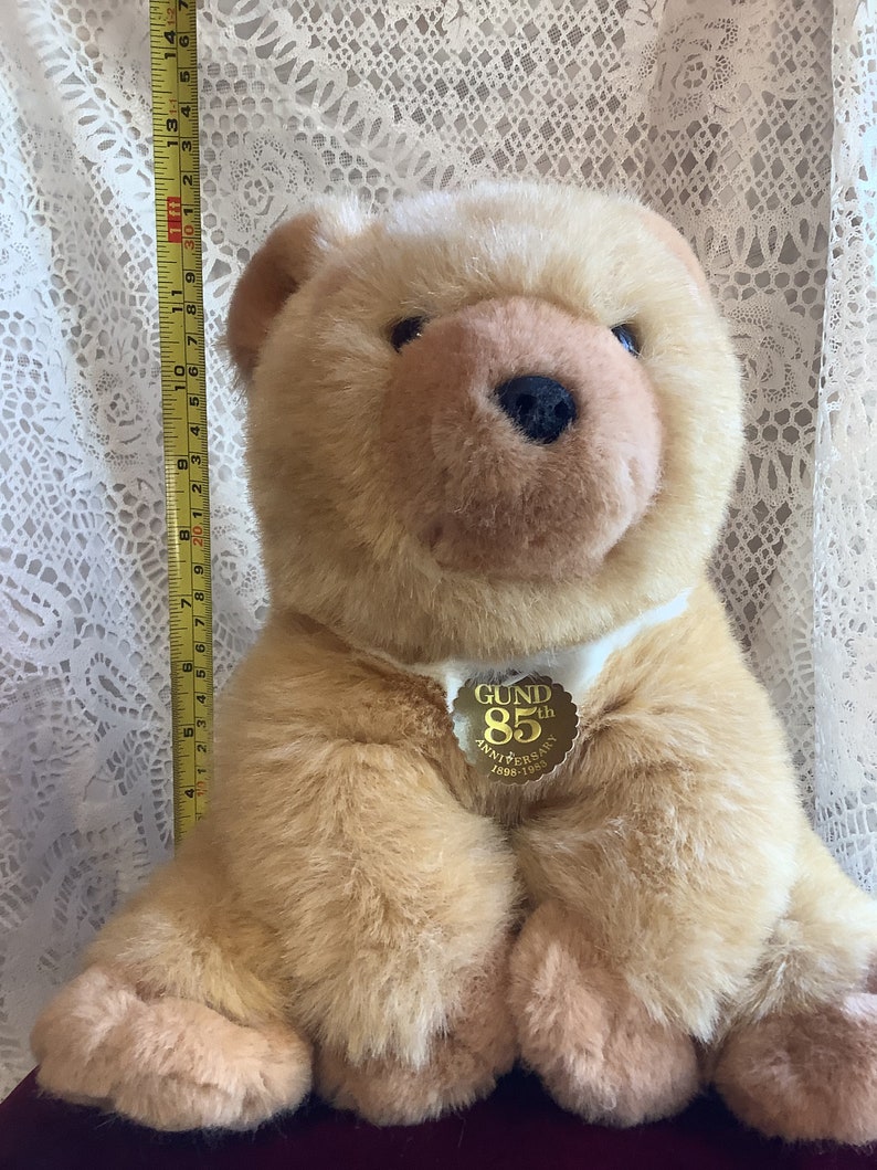 Gund 85th Anniversary Plush Teddy Bear Made in 1979 Collectors Classic ...