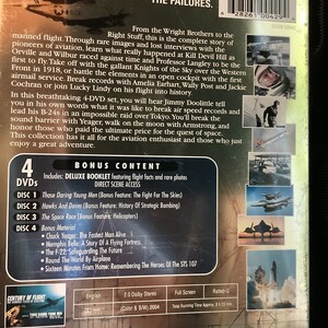 Century of Flight 4 DVD Collector Set in Embossed Metal Hinged Tin With ...