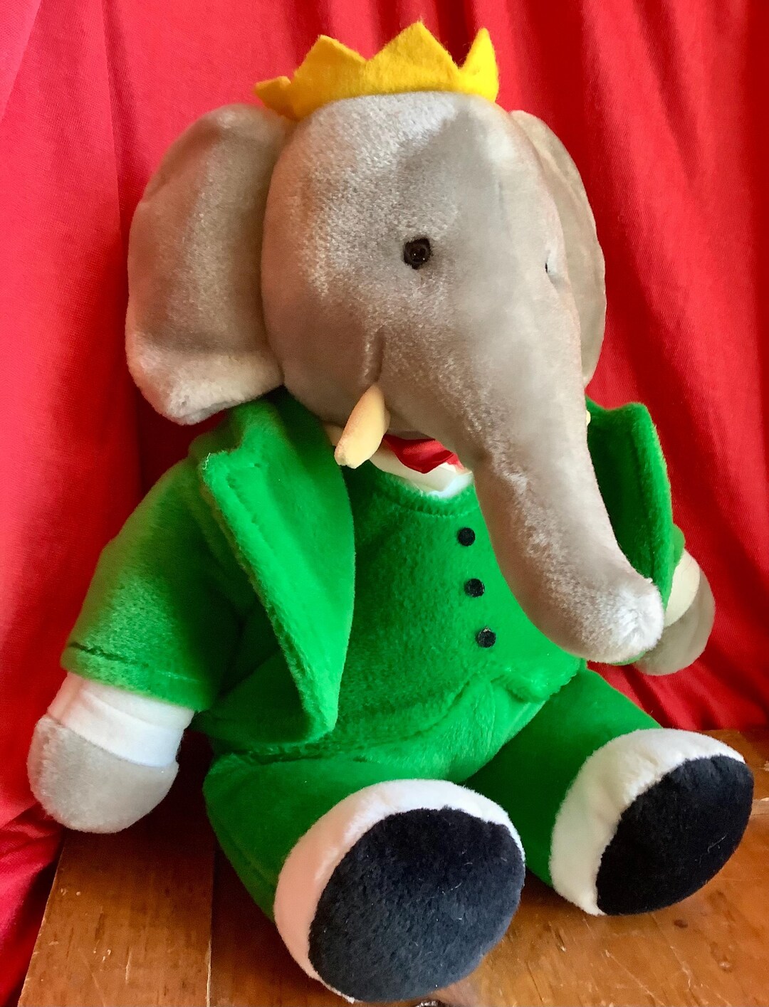 Gund Babar the Elephant 14 Inch Plush Laurent De Brunhoff Children ...