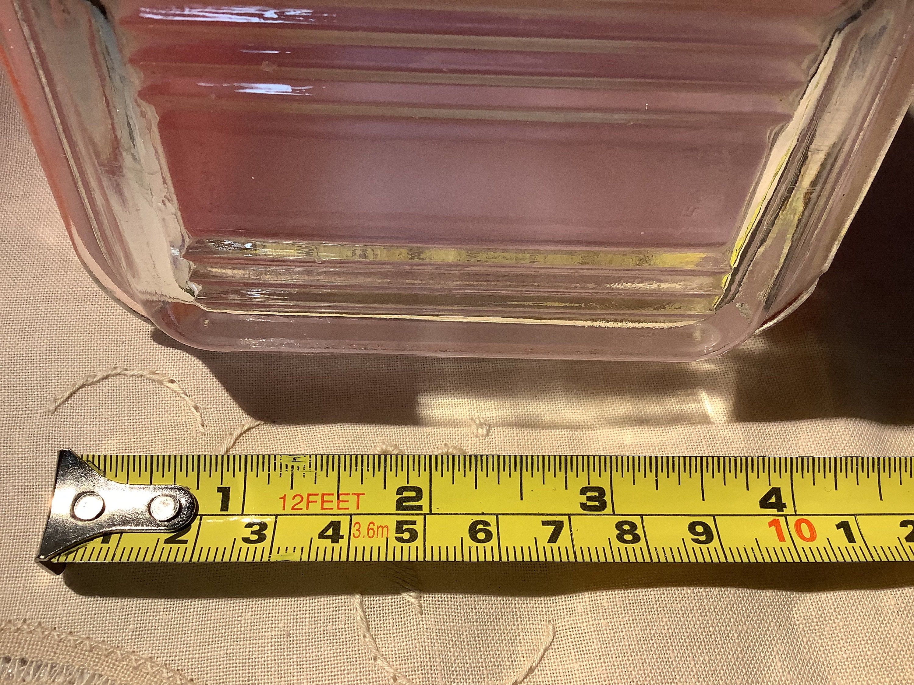 Pyrex 502 Red Small Fridgie Refrigerator Glass Dish With Lid Retro ...