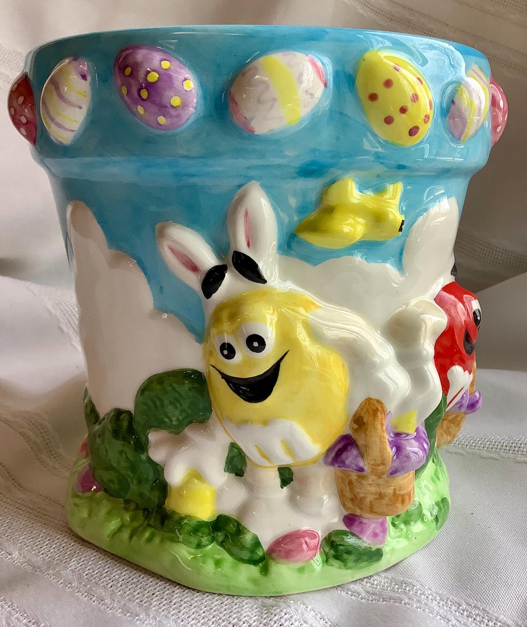 Mars M&M Easter Egg Bunny Rabbit Character Hand Painted Springtime ...