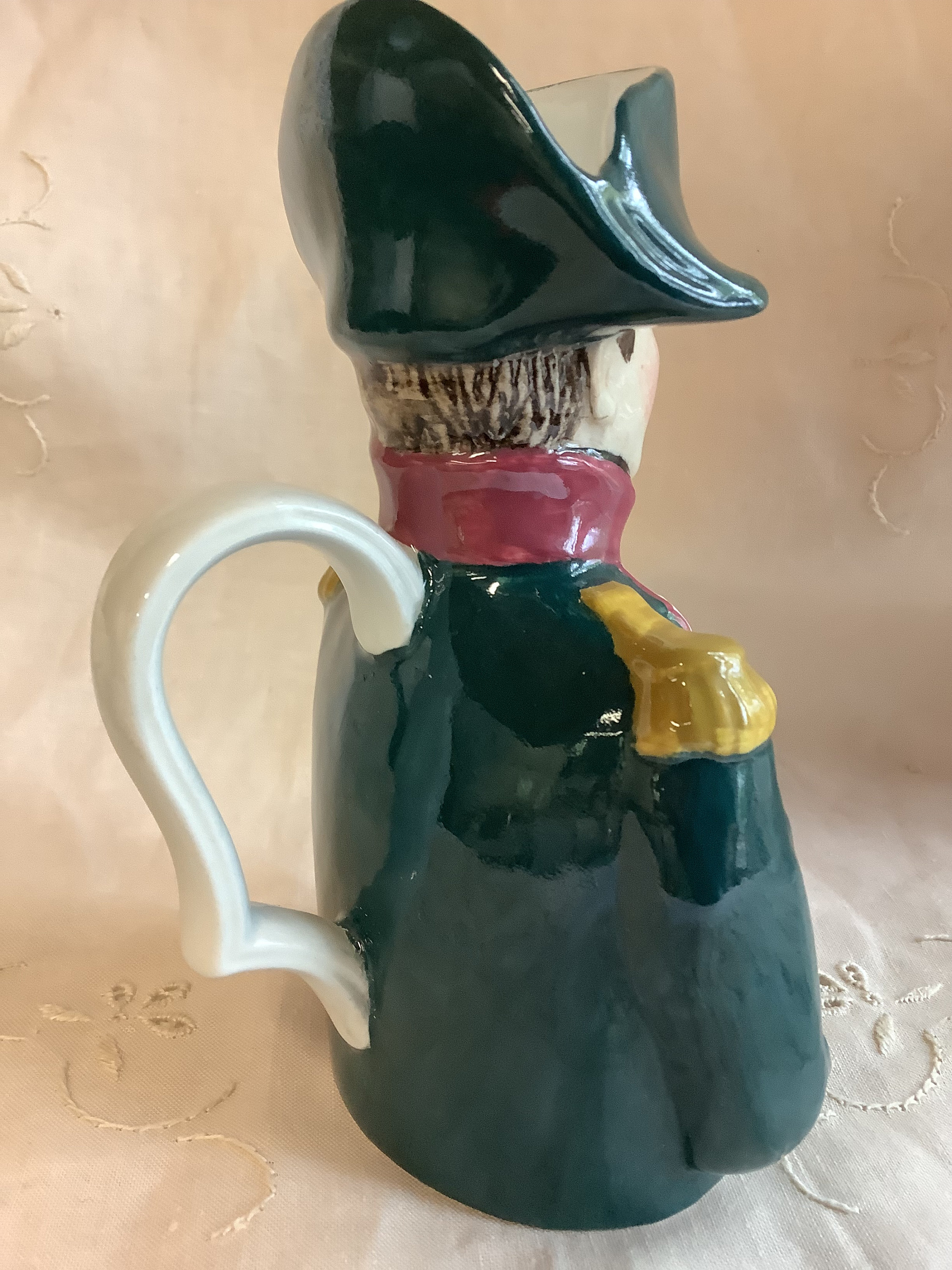 Wood & Sons Pride of Britain Porcelain Portrait Jug Napoleon Bonaparte ...