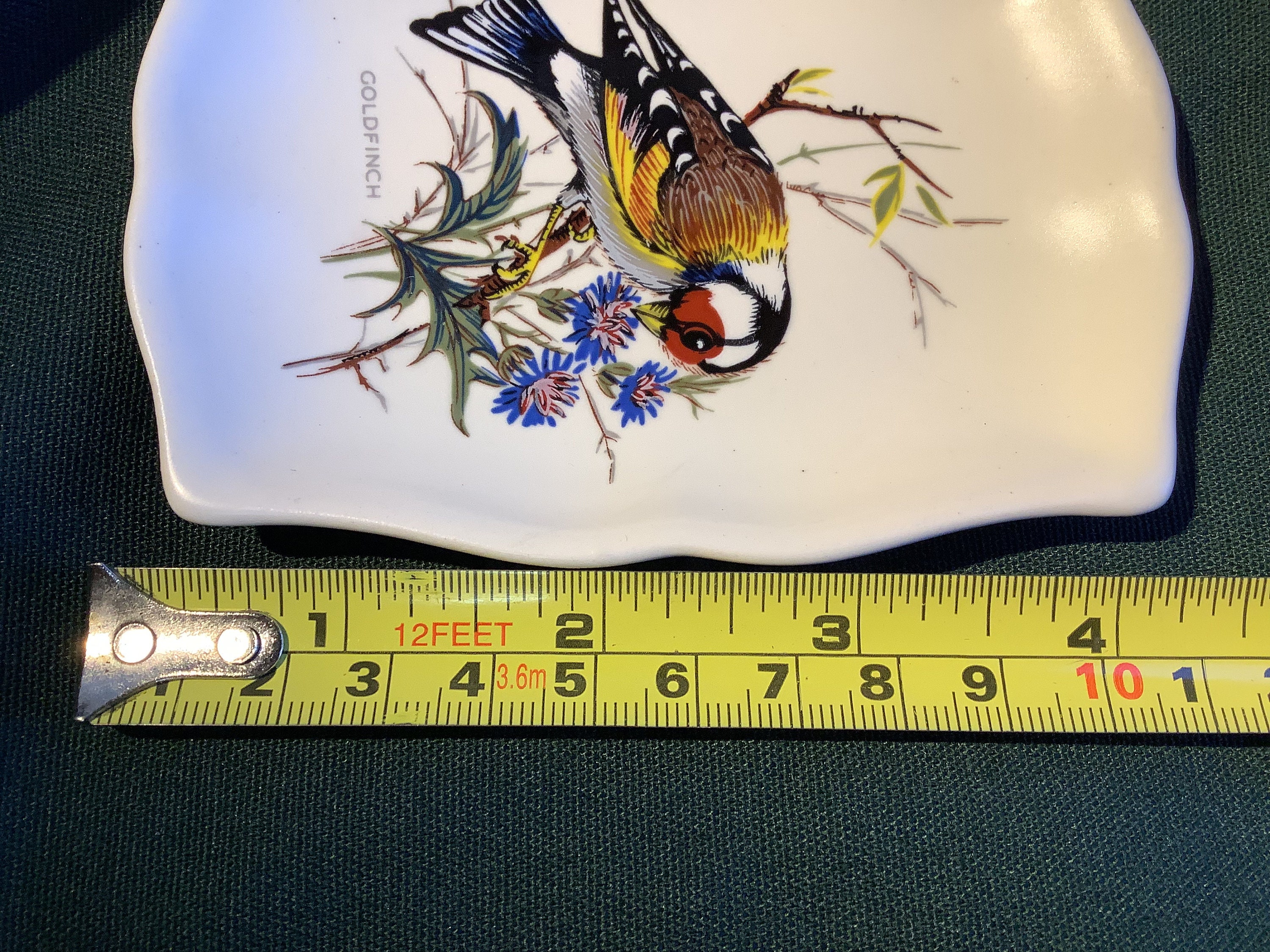 Axe Vale Pottery Little Trinket Dishes Goldfinch and Great Tit Bird ...