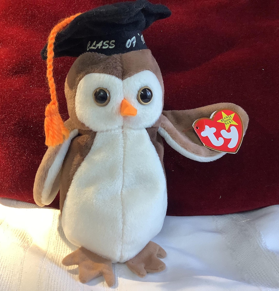 Ty Collectible Wise Owl Beanie Baby - Etsy