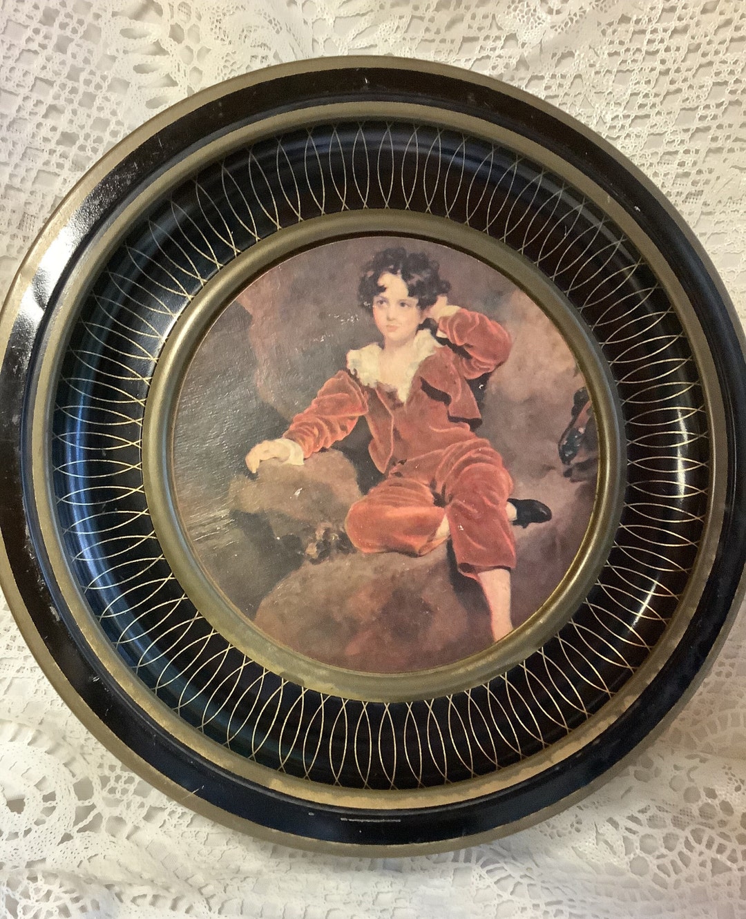 Christie’s Biscuits Guildcraft New York USA Master Lambton Boy in Red ...