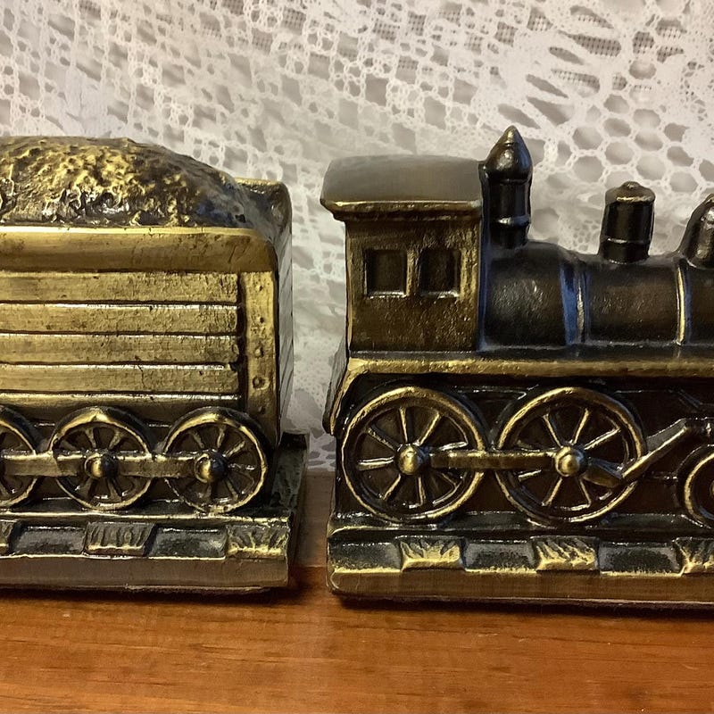 Train Bookends - Etsy