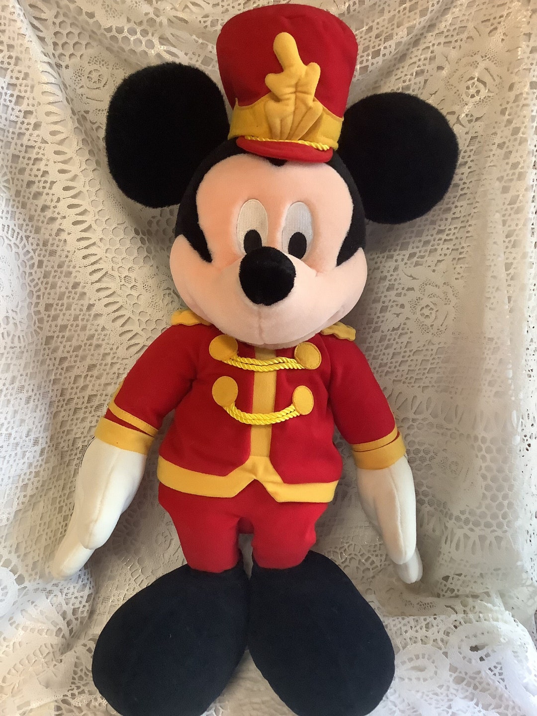 Walt Disney Large Mickey Mouse Bandleader Plush Macy’s Determined ...