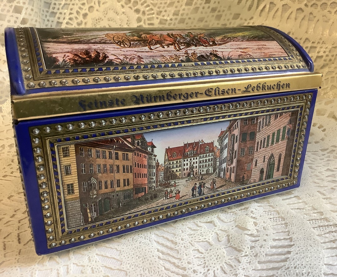 Gottfried Wicklein Gmbh & Co. Germany Musical Lebkuchen Cookie Tin ...