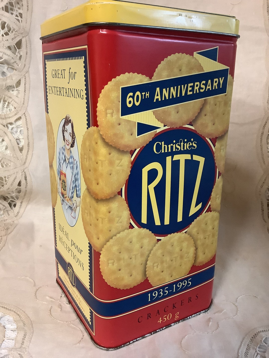 Christies Ritz Cracker 60th Anniversary Collectible Tin Canister ...