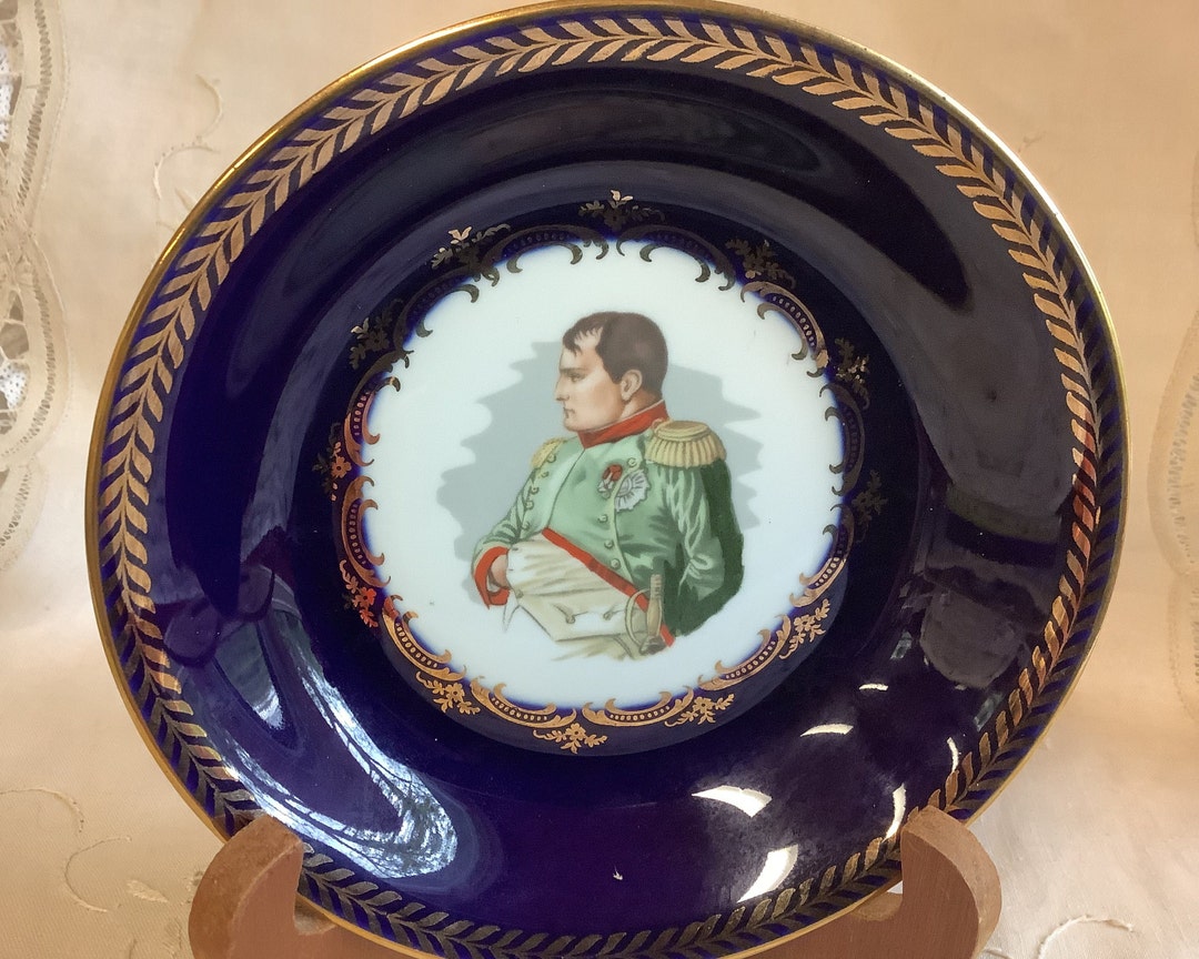 Limoges Castel Porcelain Collectible Napoleon Bonaparte Trinket Dish ...