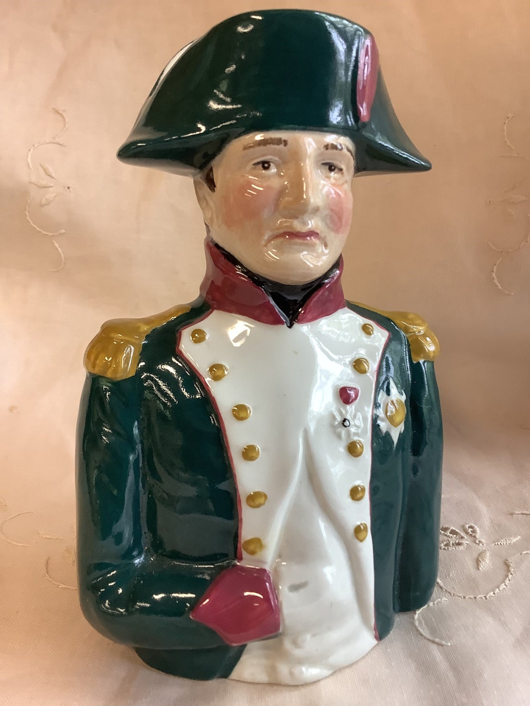 Wood & Sons Pride of Britain Porcelain Portrait Jug Napoleon Bonaparte ...