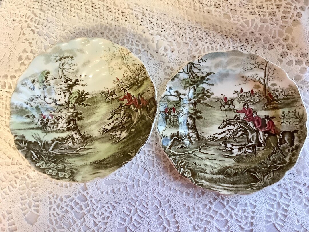 Johnson Bros. China Tally Ho “view Halloo” Bread and Butter Plate and ...