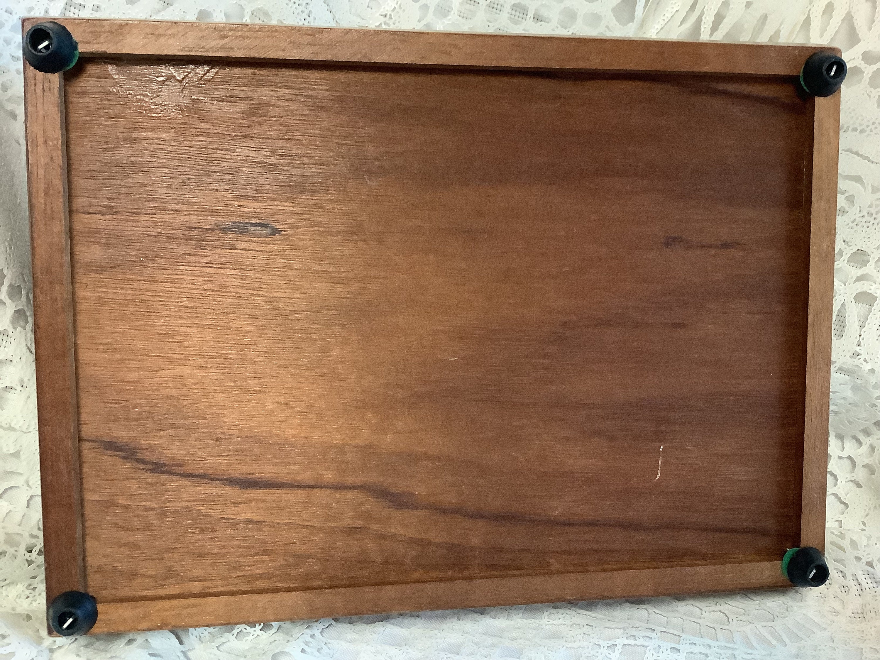 Wooden Powell Jewellery Box With Glass Mirrored Inlay Clipper - Etsy