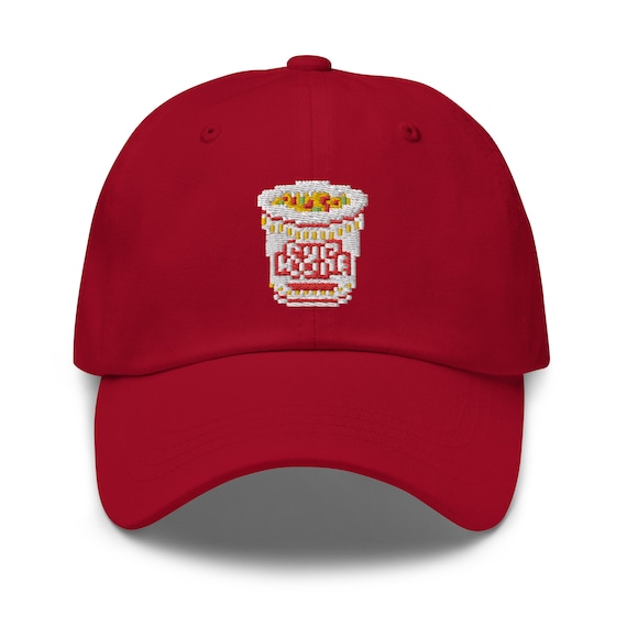 8-bit Cup Noodle Ramen Dad Hat - Etsy