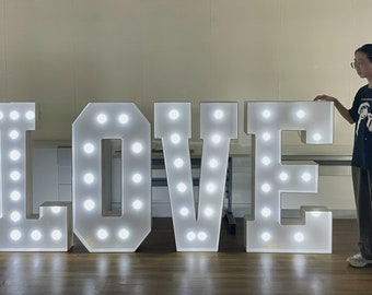 Marquee Light up Numbers - Etsy