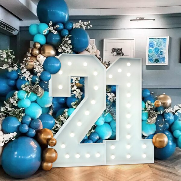 Light up Numbers - Etsy