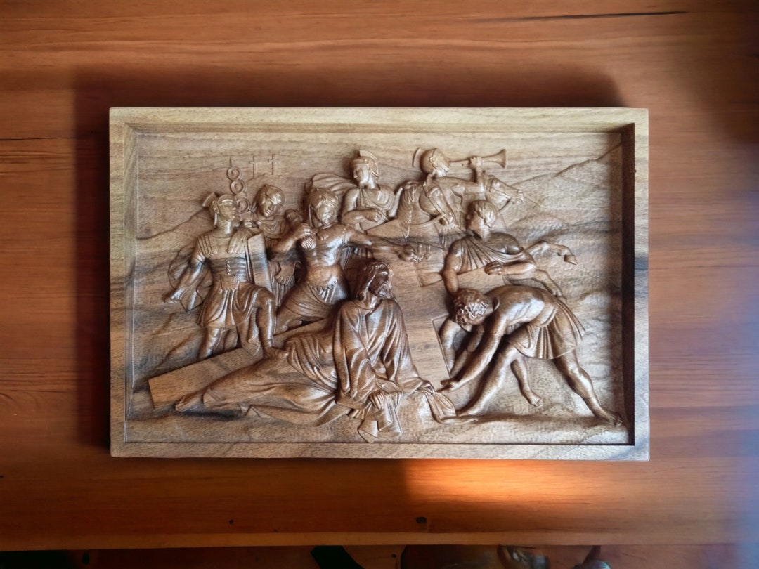 Jesus Wood Carving Icon of Jesus Christian Icon Jesus - Etsy