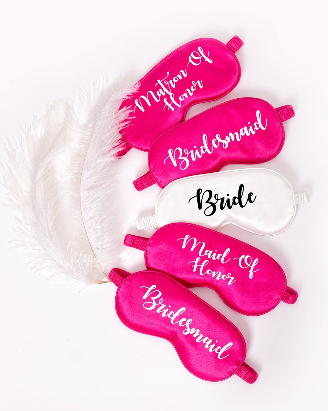 Bridal Sleepover Party Eye Sleep Masks, Bachelorette Gifts, Custom ...