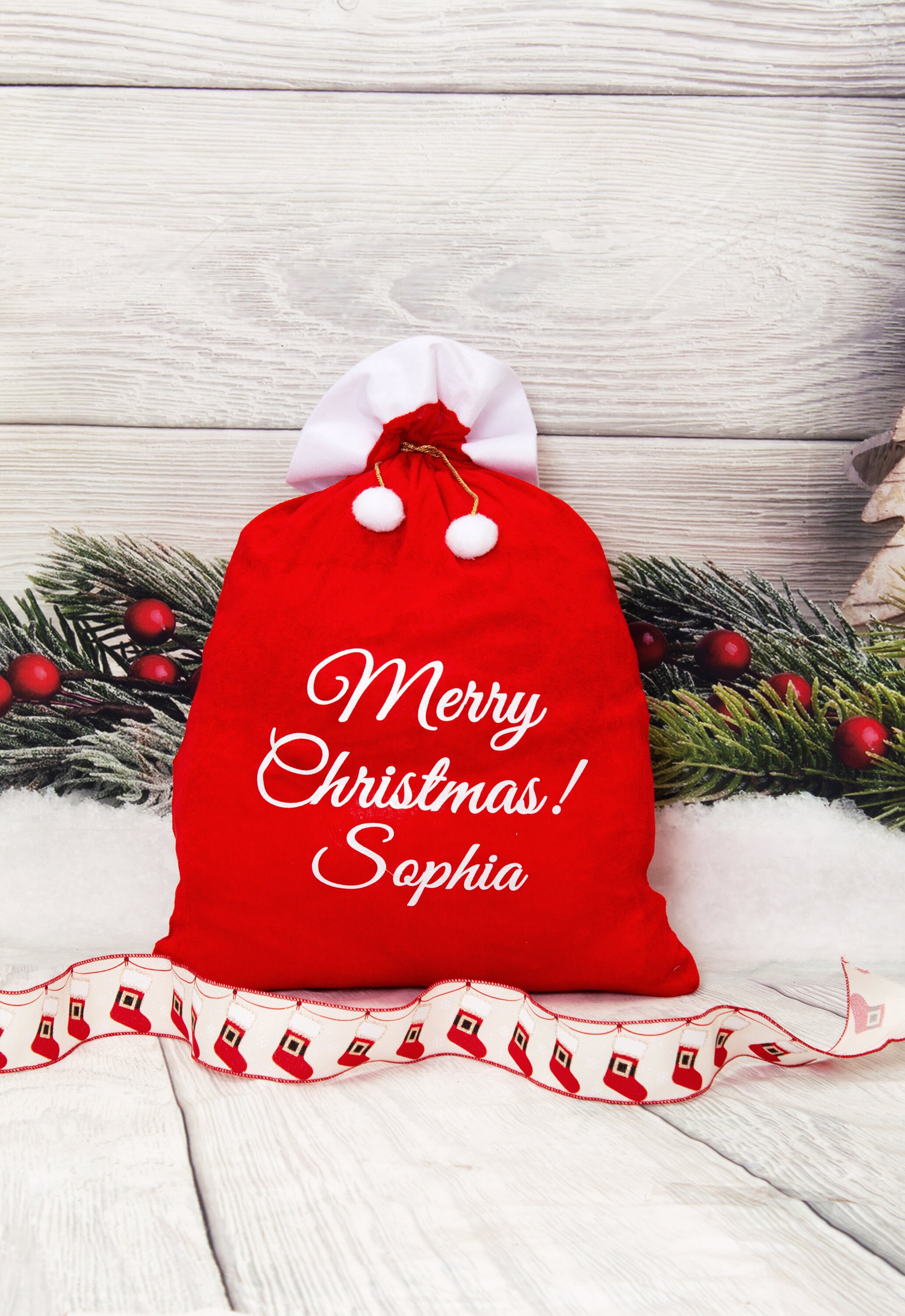 Large Santa Sack, Custom Santa Sack, Santa Claus Bag, Christmas Gift ...