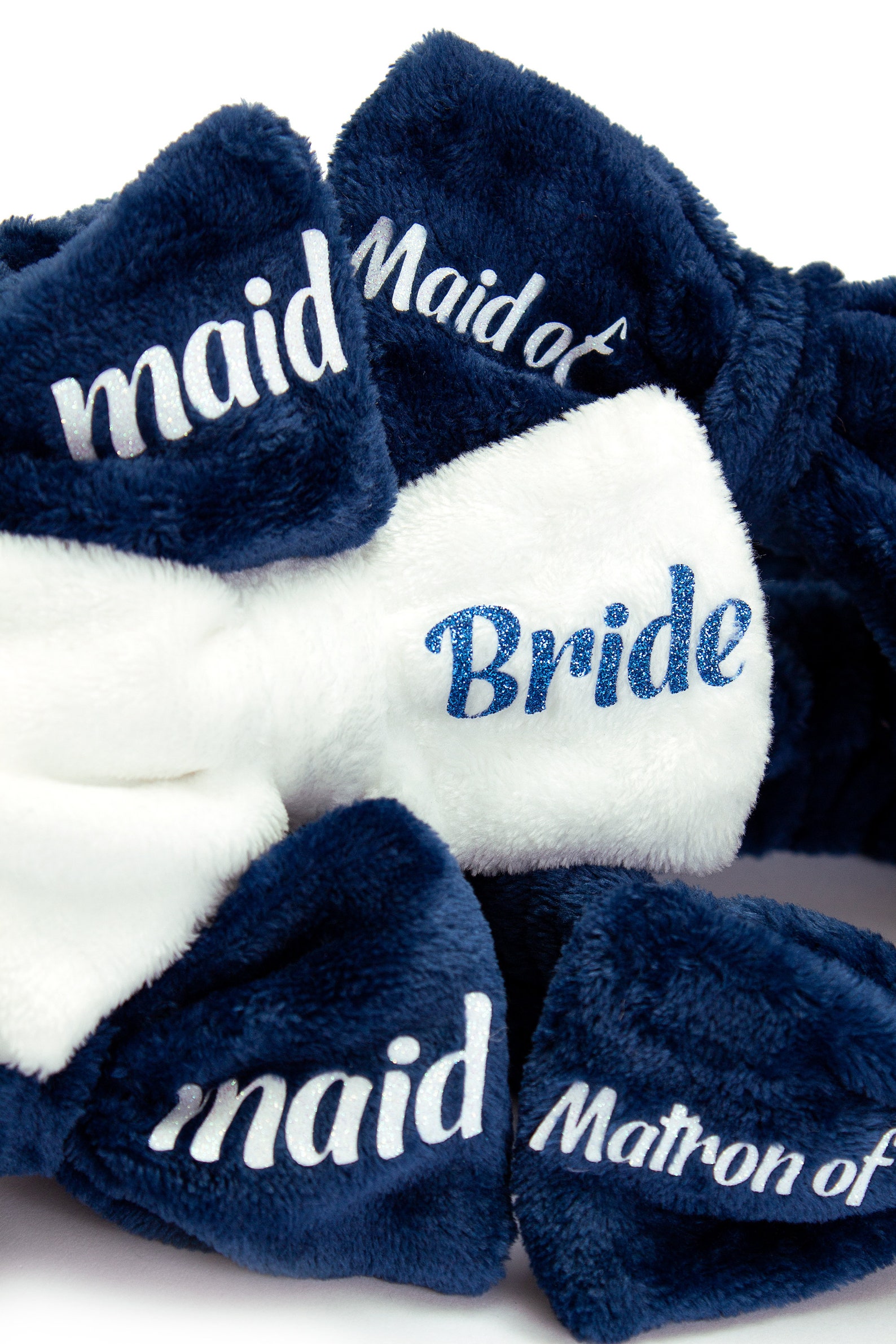 Custom Headbands Fluffy Personalized Headbands Bridesmaids - Etsy